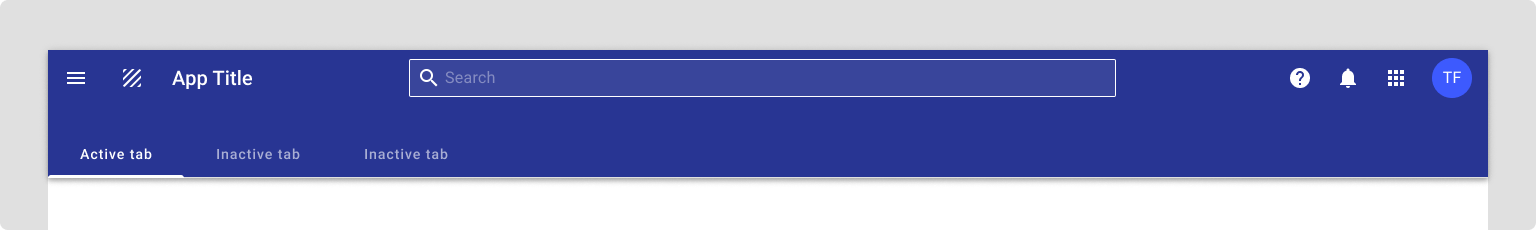 App bar | Tyler Forge™